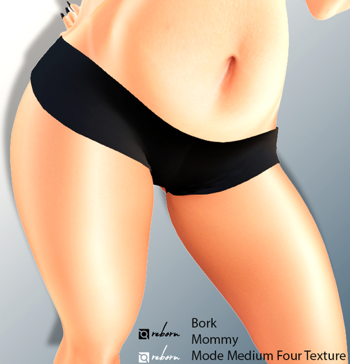 Second Life Marketplace - SiK Short Shorts Four Textures Reborn Bork Mommy Medium ADD